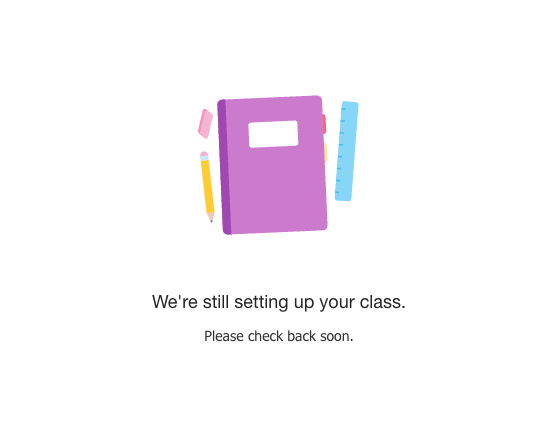 Resolving the "We're still setting up your class. Please check back soon." message in OneNote ...