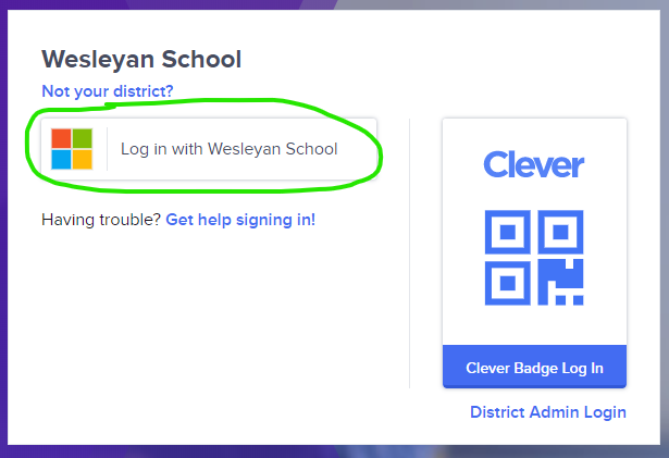 Logging into Scholastic as a student – Wesleyan School