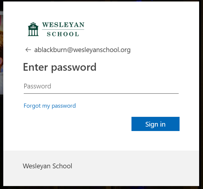 Tandem Login Instructions – Wesleyan School